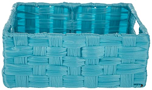 Coastal Home 7x9 Woven Resin Basket One Size Blue