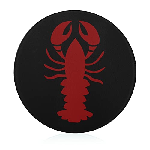 Lobster Cutting Board Tempered Glass Chopping Board for Kitchen Hotel