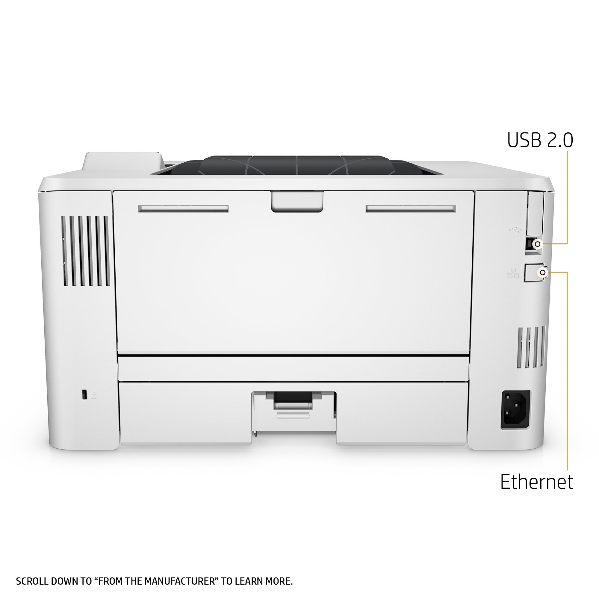 HP Laserjet Pro M402n Monochrome Printer, (C5F93A) (Renewed)