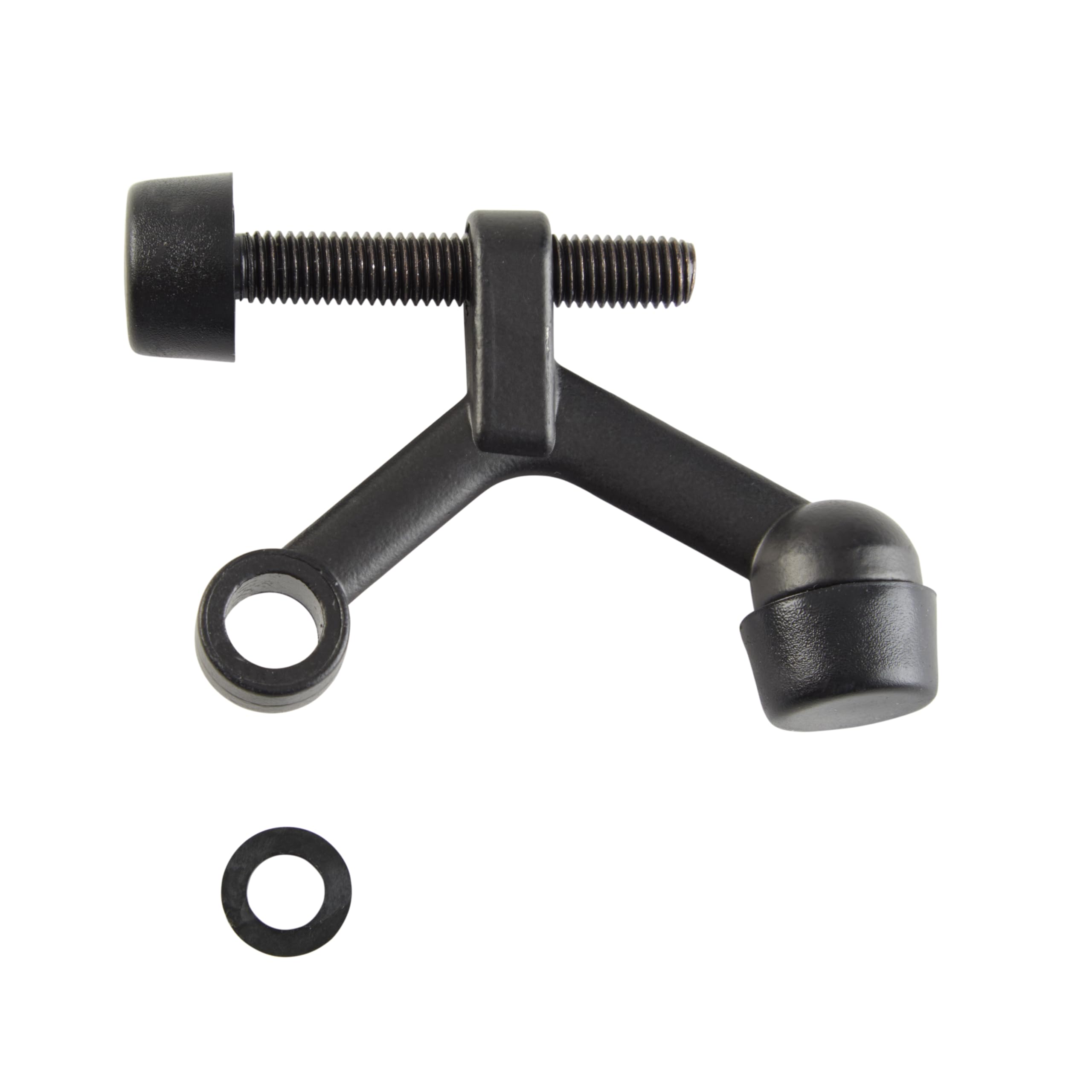 Delaney Hardware 402602- Hd Hinge Pin Door Stop, Black