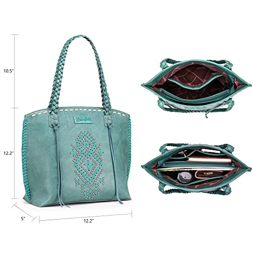 Montana West Wrangler Purses and Handbags for Women Top Handle Ladies Shoulder Bag