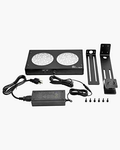 NICREW HyperReef 100 Watts Gen 1 Aquarium LED Reef Light, Dimmable Full Spectrum Marine LED for Saltwater Coral Fish Tanks