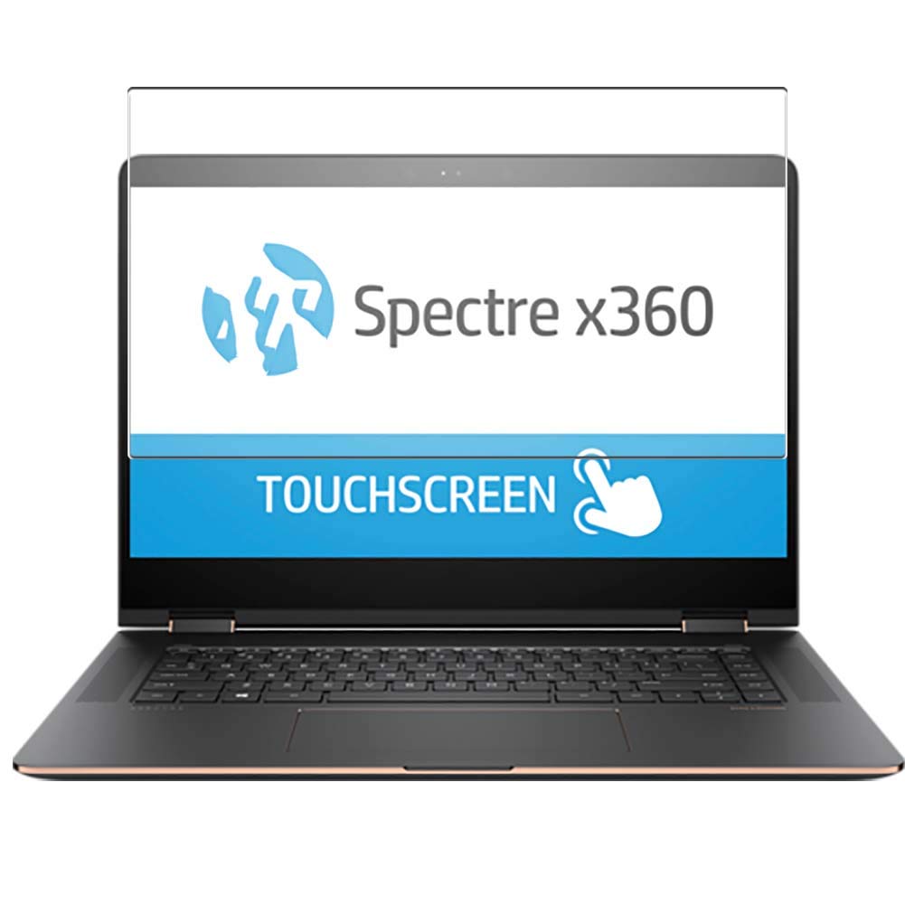 Puccy Anti Blue Light Tempered Glass Screen Protector Film, compatible with HP Spectre x360 15-bl100 / bl112dx / bl152nr / bl101na / bl100nx 15.6" ļ¼Active Area Cover Onlyļ¼ Protective Protectors Guard