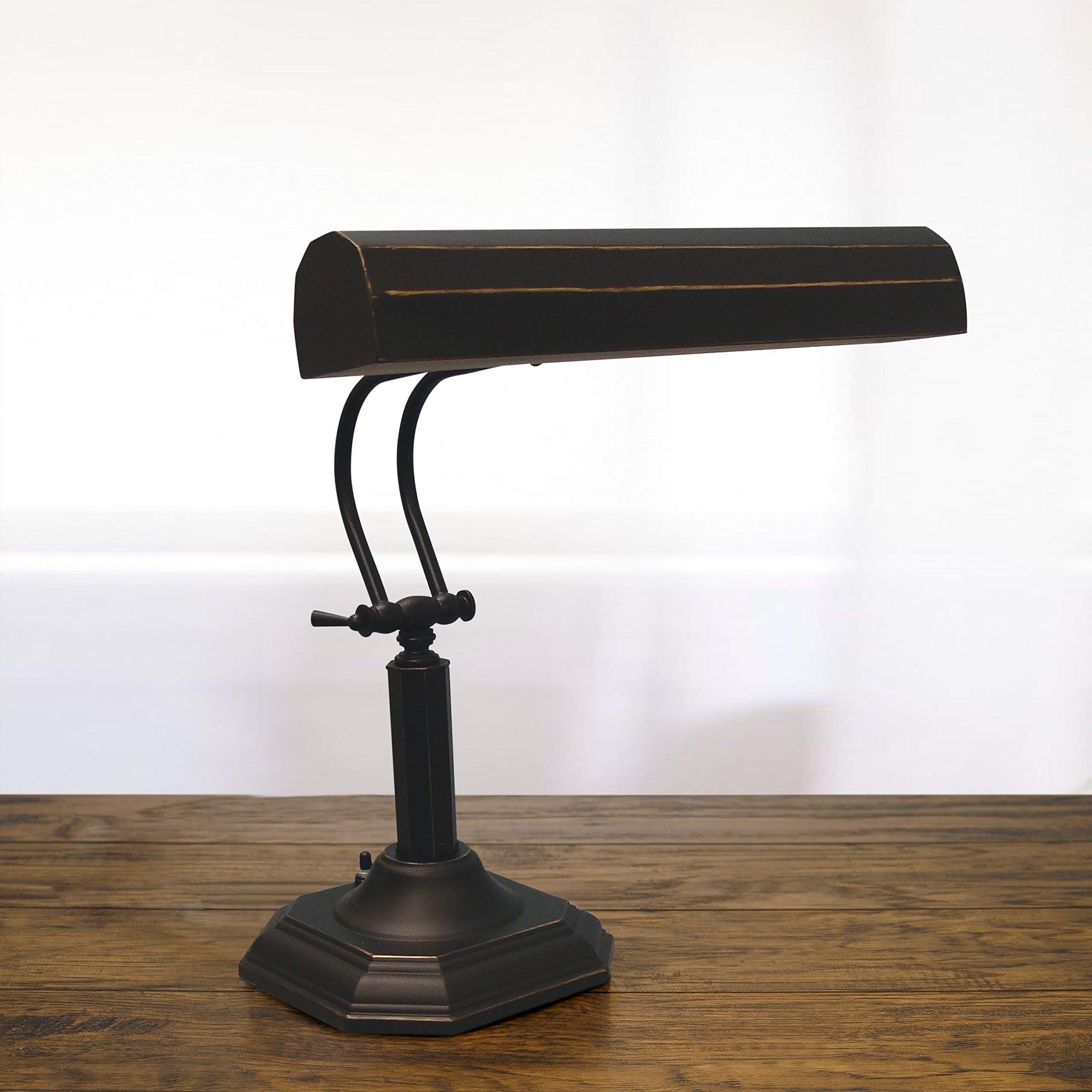 Lite Source Inc LS-398D/BRZ Piano Mate Desk LAMP, Dark Bronze