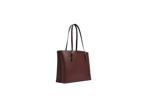COACH Mollie Tote 1671 (Gold/Wine Multi)