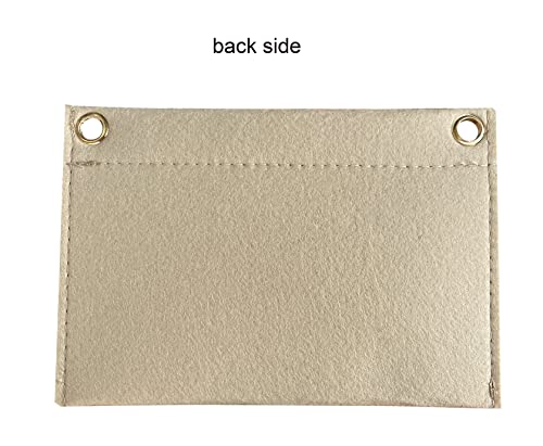 YESIKIMI MONOGRAM Clutch Conversion Kit Premium Felt Inset With 120cm Chain gift for her