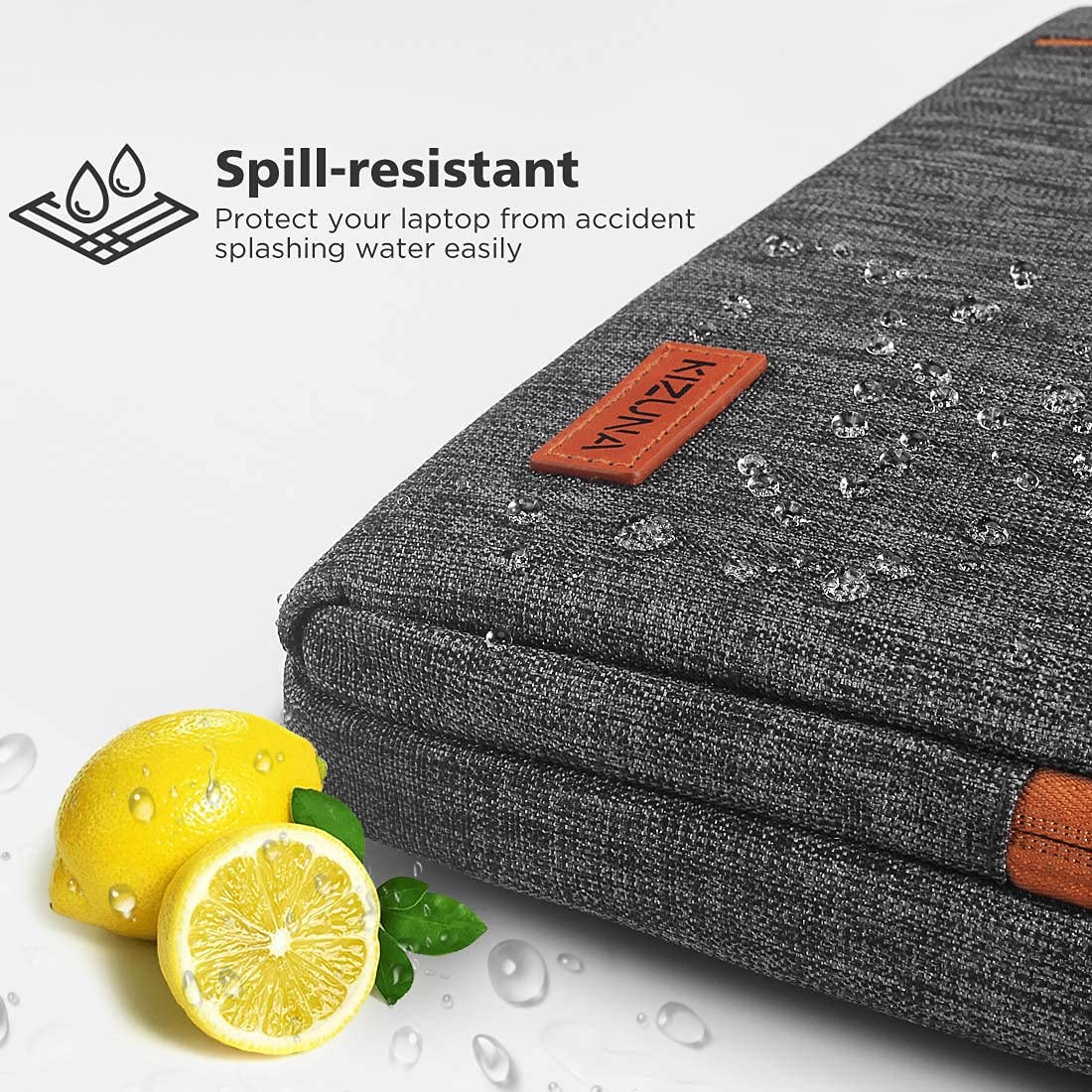 KIZUNA Laptop Case Bag 15.6 Inch Shoulder Water Resistant Handbag For 16" MacBook Pro M1 M2 M3/MacBook Air 15 M2/Lenovo IdeaPad Flex 5i/15 IdeaPad Gaming 3i/Legion Slim 5i Gen 8