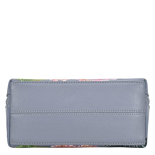 Anuschka Women’s Hand Painted Genuine Leather Large Cosmetic Pouch - Desert Garden