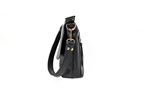 TRINITÉ Full Grain Genuine Leather Womens' Crossbody Handbag/Tote/Shoulder Bag/Satchel Ladies Purse | 2 Straps (Small)|