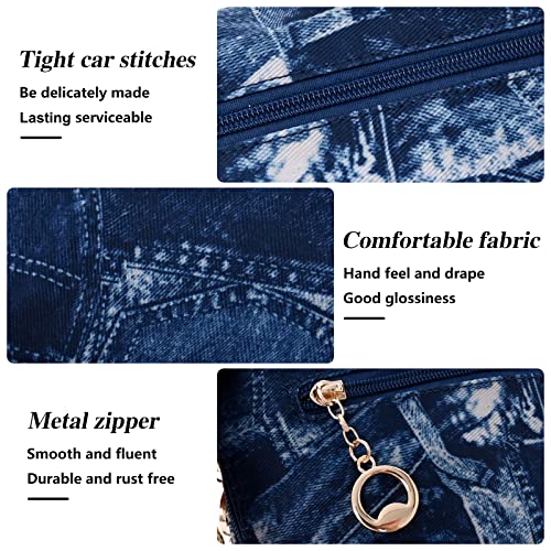 YeFine Bling Rhinestone Women's Handbags Sparkling Crystal Wedding Party Purses Small Shoulder Bags Clutch Evening Bag (Rhinestone Sling Bag Blue)