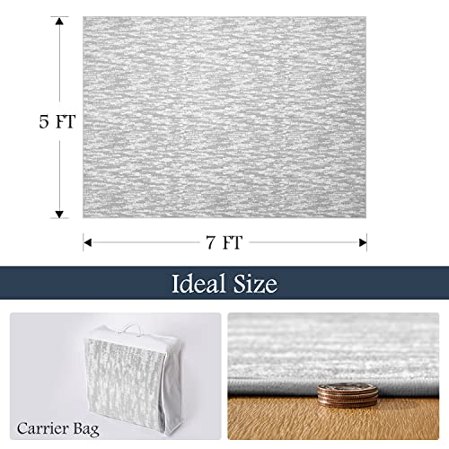 tchdio 5x7 Area Rugs-Washable Rug-Modern Abstract Area Rugs for Living Room Bedroom Dinning Room Laundry Room Study Room