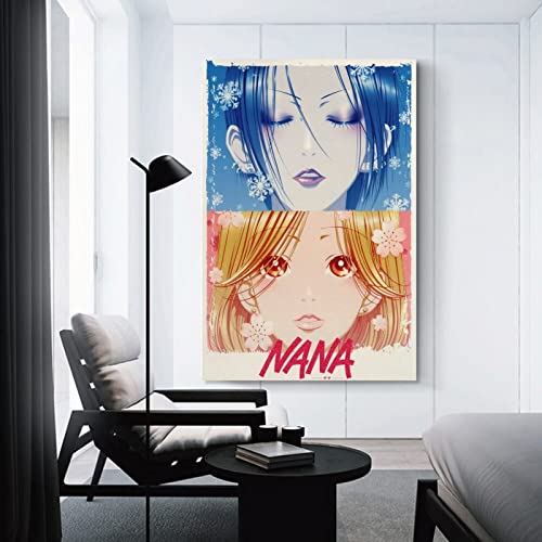 AZRASH Anime Nana Poster Canvas Gifts Wall Art Posters Print Modern Bedroom Decor 12x18inch(30x45cm)