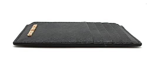 Michael Kors Jet Set Travel Top Zip Card Case Wallet Coin Pouch Black