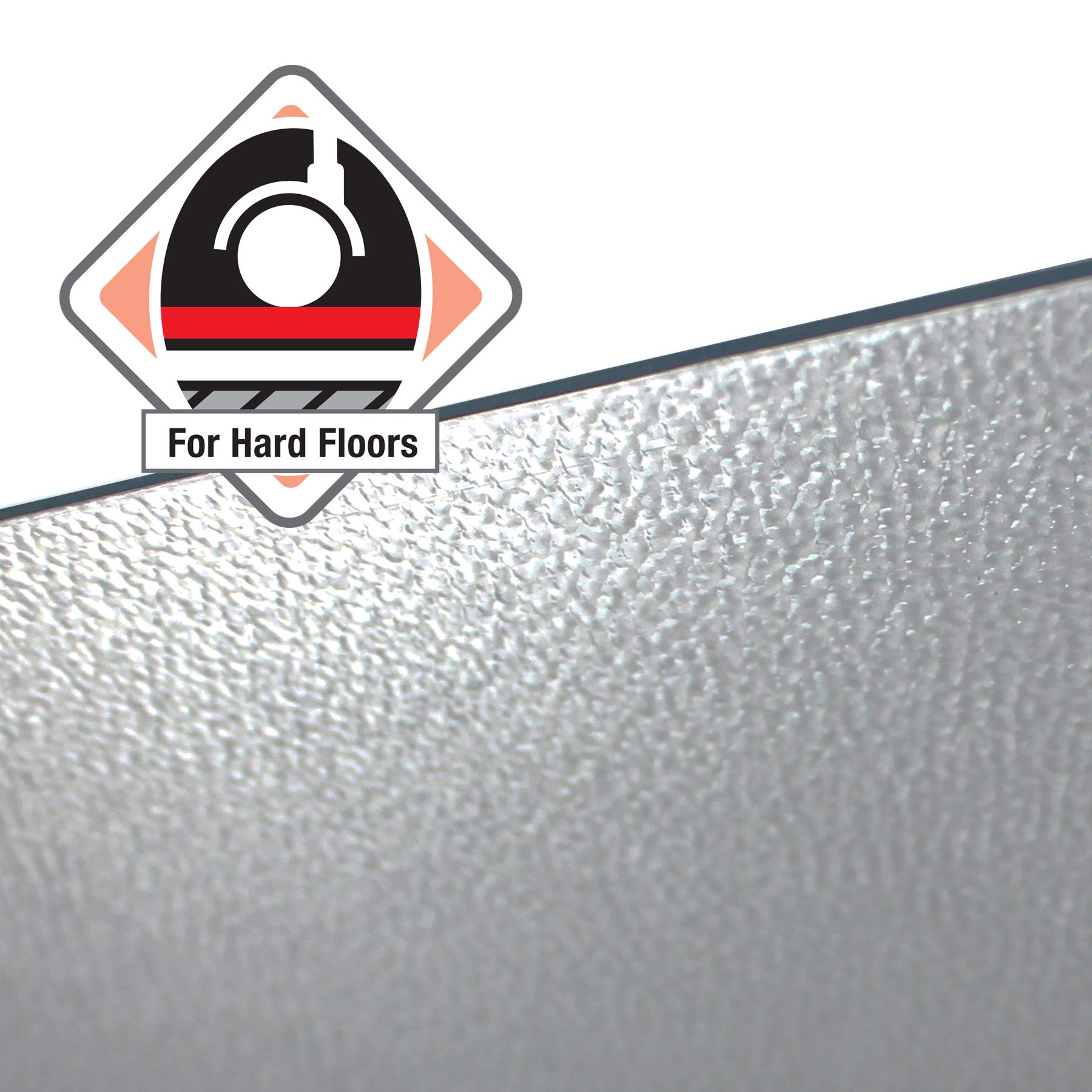 Floortex Polycarbonate XXL Office Mat 60" x 60" for Hard Floors, Clear (FR1215015019ER)