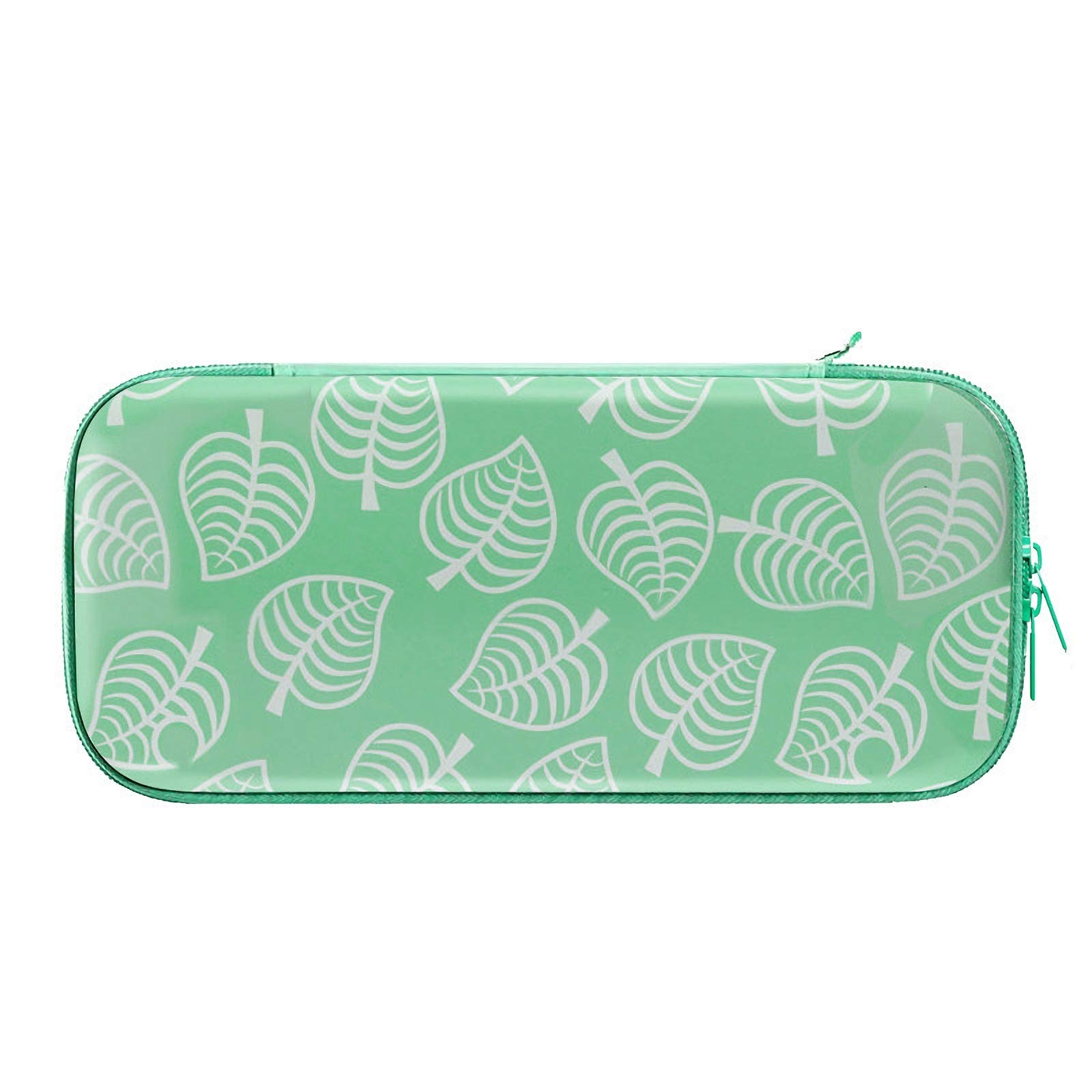 Carry Case for Nintendo Switch Lite ,Travel Case, Animal Crossing ,Accessories Pouch,Green