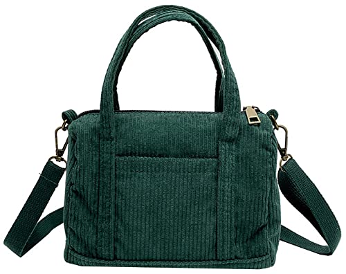 Women Corduroy Crossbody Bags Small Tote Bags Casual Shoulder Handbag Cute Hobo Bags Girls Corduroy Purse Satchel 2023