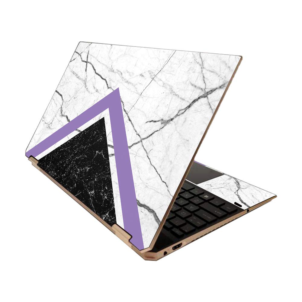 MightySkins Skin for HP Spectre x360 15" (2020) - Geometric Marble | Protective, Durable, and Unique Vinyl Decal wrap Cover | Easy to Apply, Remove, and Change Styles | Made in The USA