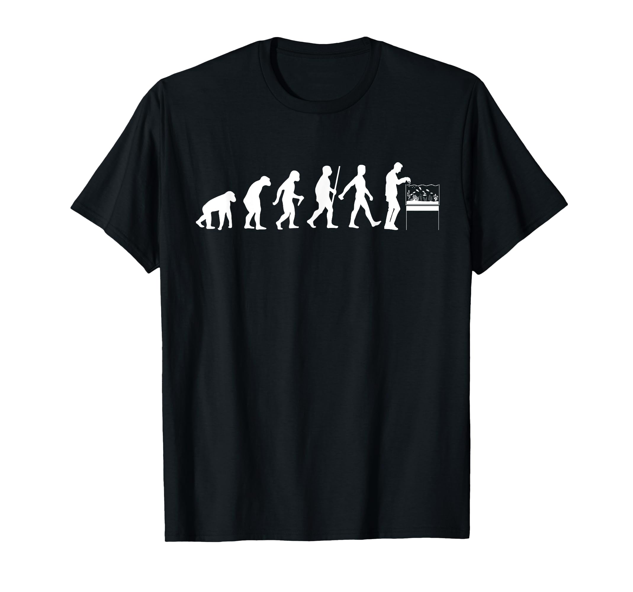 Funny Aquarium Gift For Fish Tank Lover Men Women Evolution T-Shirt