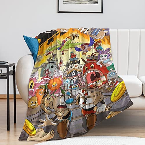 Anime Blankets Ultra-Soft Lightweight Throw Blanket for Couch Sofa Bed, Plush Cozy Blankets 40"x50"