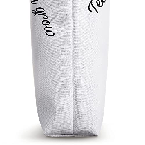 Teach Them Love Them Watch Them Grow Wildflower Best Teacher Tote Bag