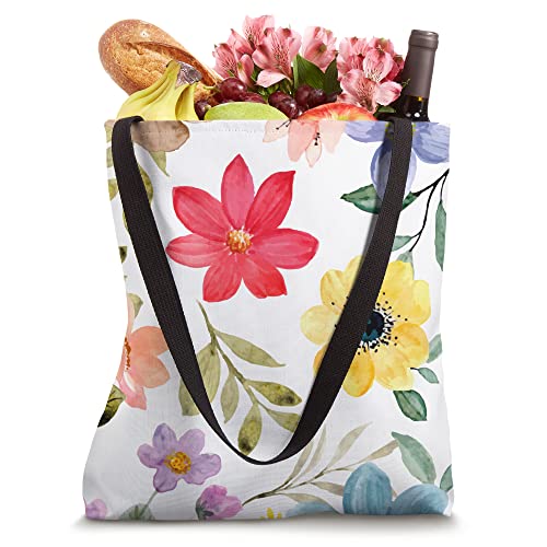 Floral Frenzy Tote Bag