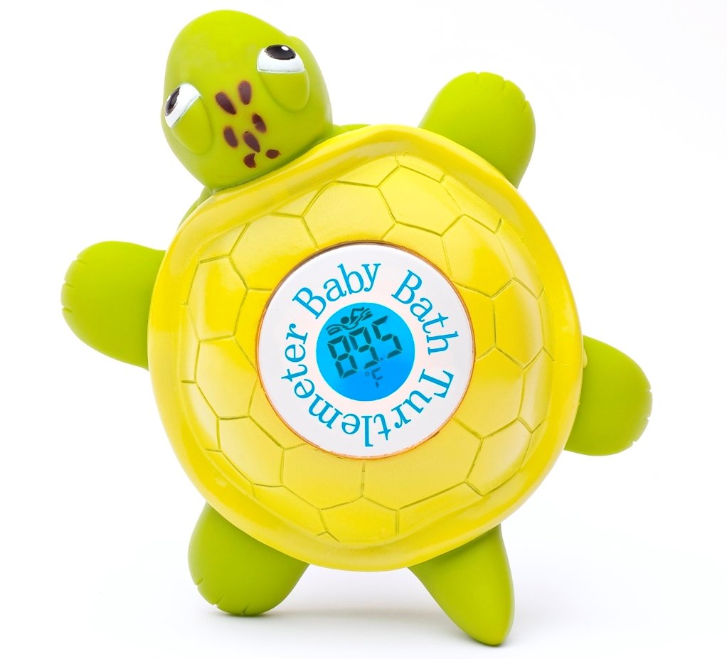 Turtlemeter, The Baby Bath Floating Turtle Toy and Bath Tub Thermometer