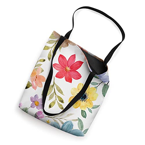 Floral Frenzy Tote Bag