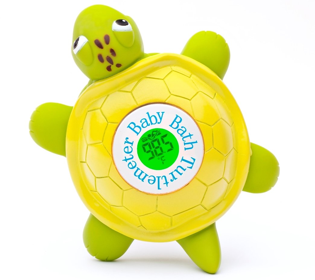 Turtlemeter, The Baby Bath Floating Turtle Toy and Bath Tub Thermometer