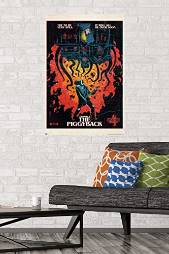 Trends International Netflix Stranger Things: Season 4 - The Piggyback Wall Poster