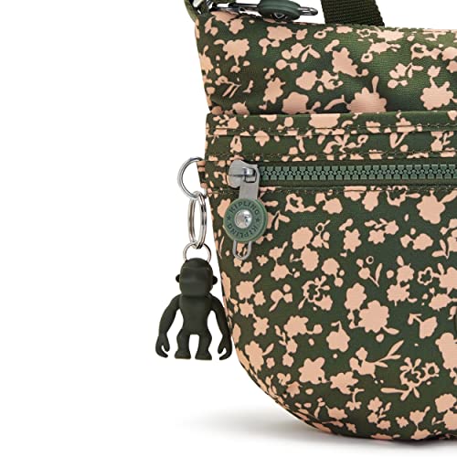 Kipling Women’s Arto Small Crossbody, Lightweight Everyday Purse, Casual Nylon Shoulder Bag, Fresh Floral
