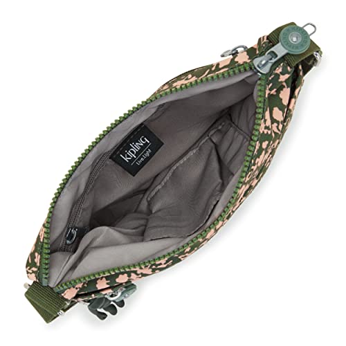 Kipling Women’s Arto Small Crossbody, Lightweight Everyday Purse, Casual Nylon Shoulder Bag, Fresh Floral