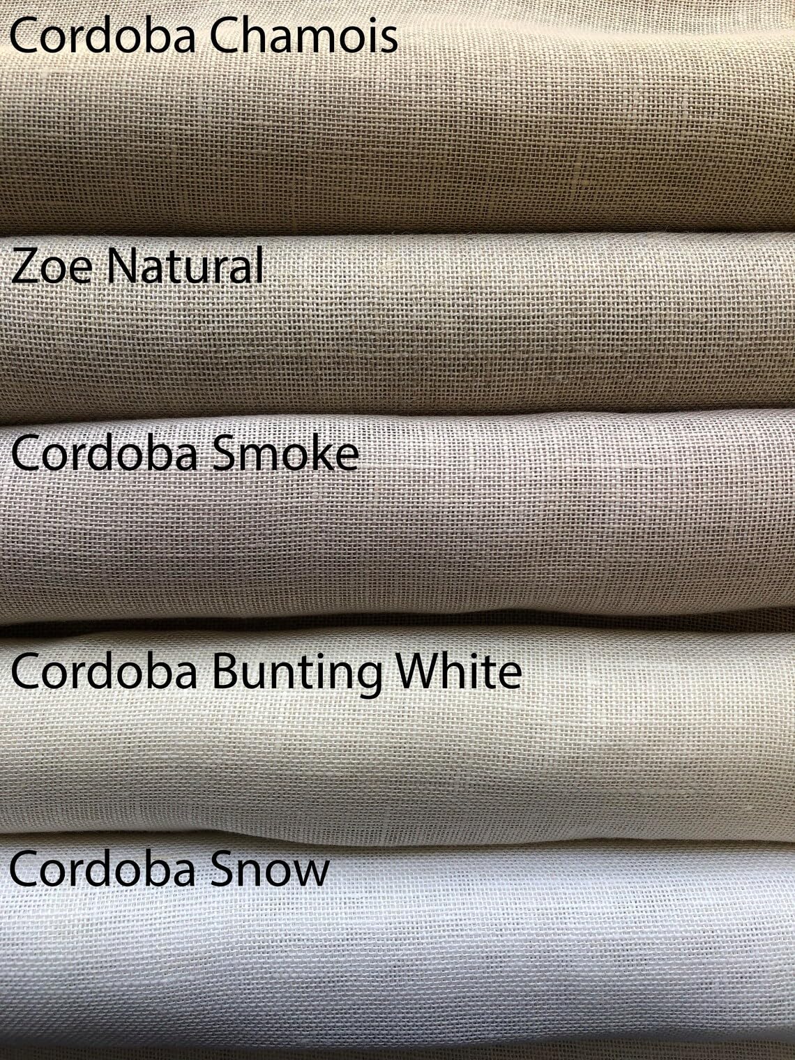 Linen Roman Shades, Fabric Utopia Natural(100% sheer linen), chain mechanism, Roman Shades for Windows, Window Treatments, Custom Made
