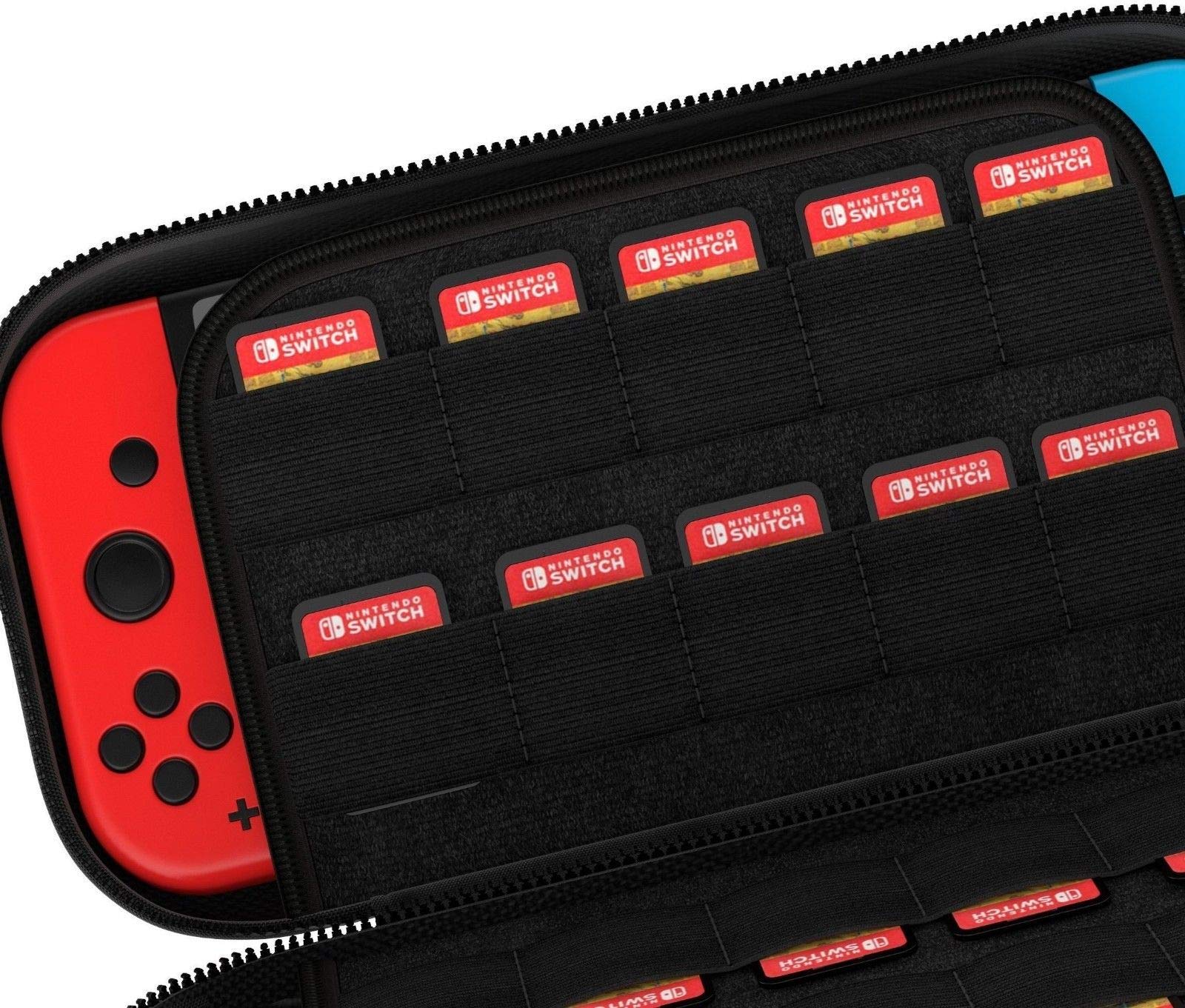Ortz Carry Case for Nintendo Switch [Stores 29 Games] Premium Quality Protective Portable Hard Carry Case Pouch for Nintendo Switch Console Accessories - Best Game Travel Case Black [nintendo_switch]