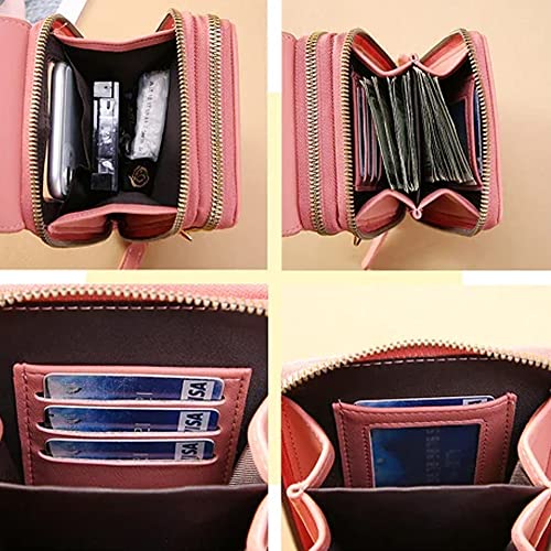 Inboxxe Anti-theft Leather Bag, Small Crossbody Cell Phone Purse for Women RFID Blocking PU Leather Crossbody Bag (Black)
