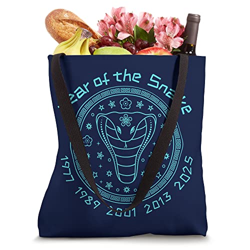 Chinese Zodiac New Year of the Snake Tote Bag