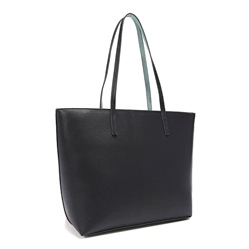 Nicole Lee Nikky Large Shopper Bag, Vegan Leather Tote Fashion Print Handbag (THE HAPPY TOGETHER)