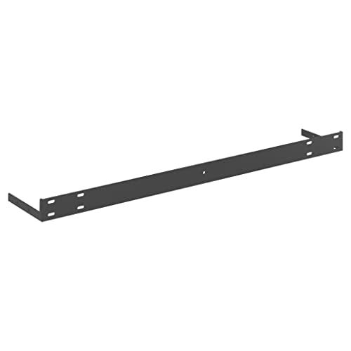 SKM Floating Wall Shelf Oak and White 31.5"x9.3"x1.5" MDF