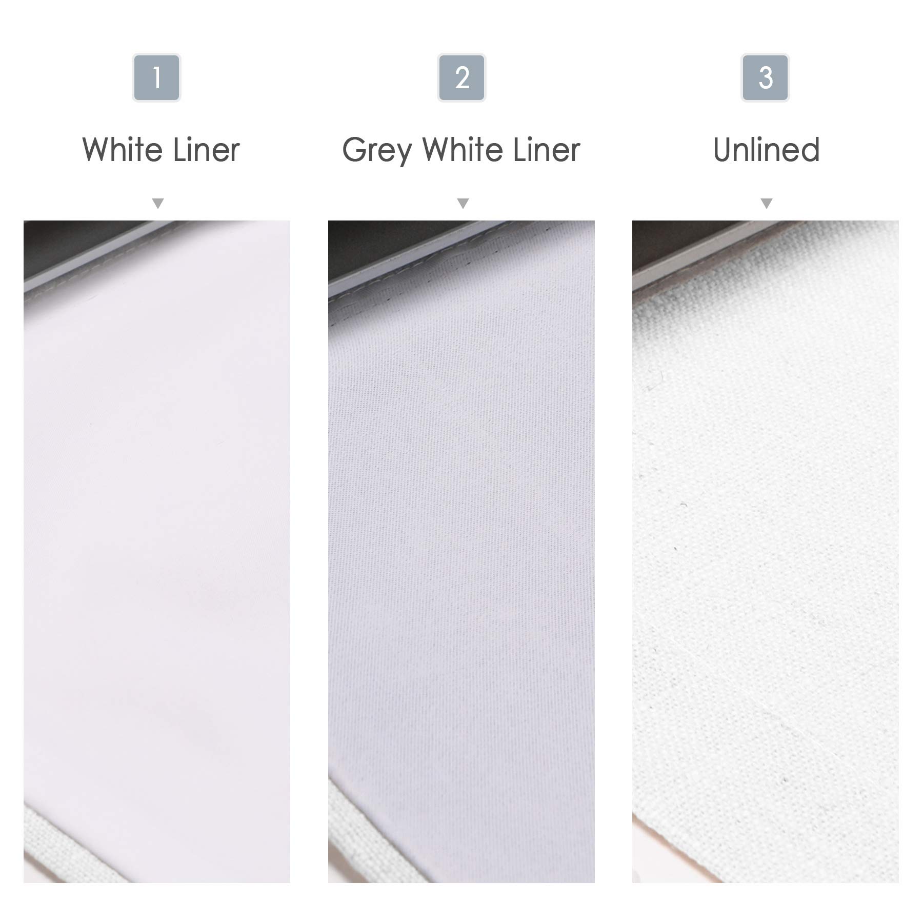 Cololeaf Roman Shade - Faux Linen, Light Filtering & Blackout, Washable Fabric, Install Hardware Included, Snow White, 1 Piece