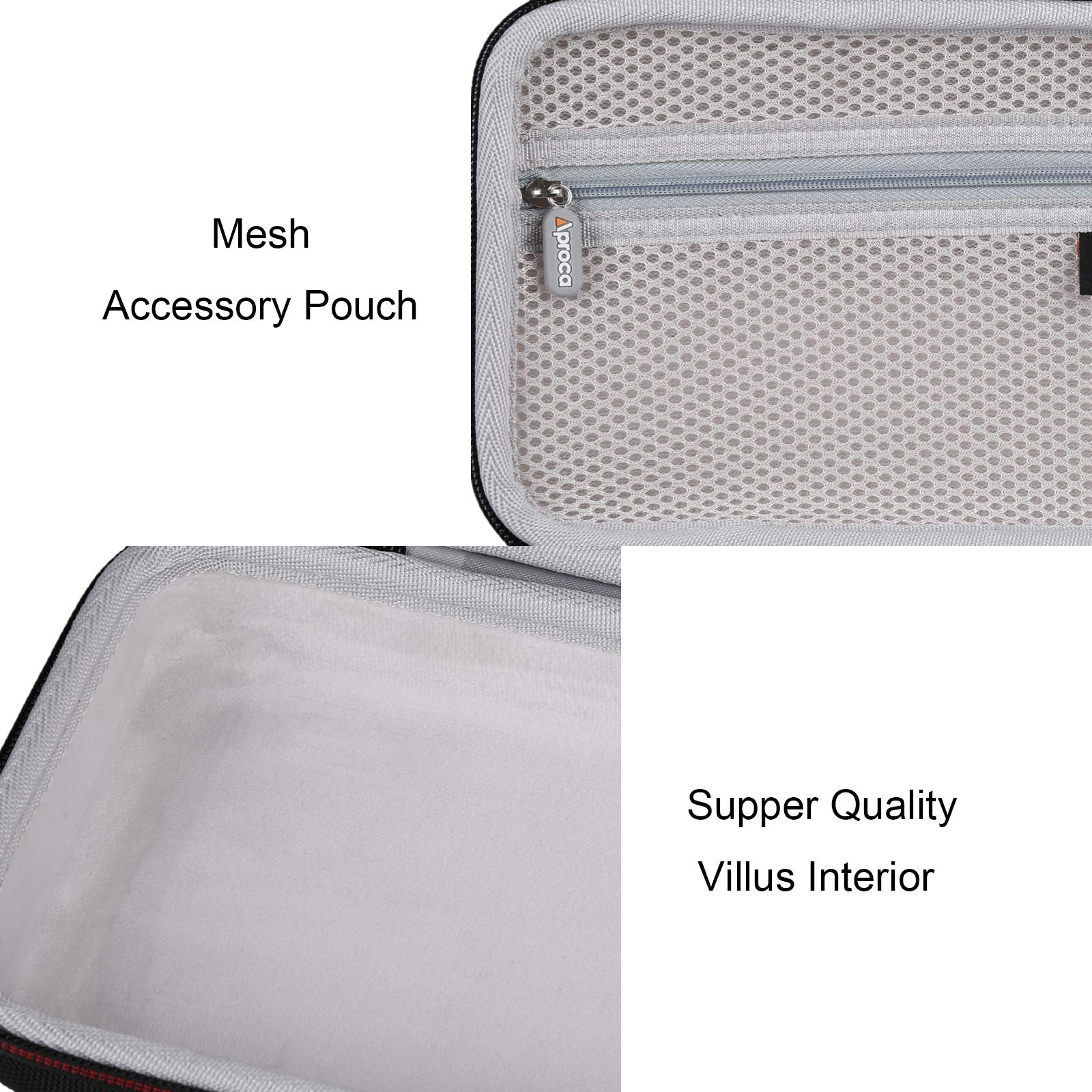 Aproca Hard Storage Protective Travel Case, for RK Royal KLUDGE RK61 / Razer Huntsman Mini/Keychron K7 Ultra-Slim Wired 60% Mechanical Gaming Keyboard