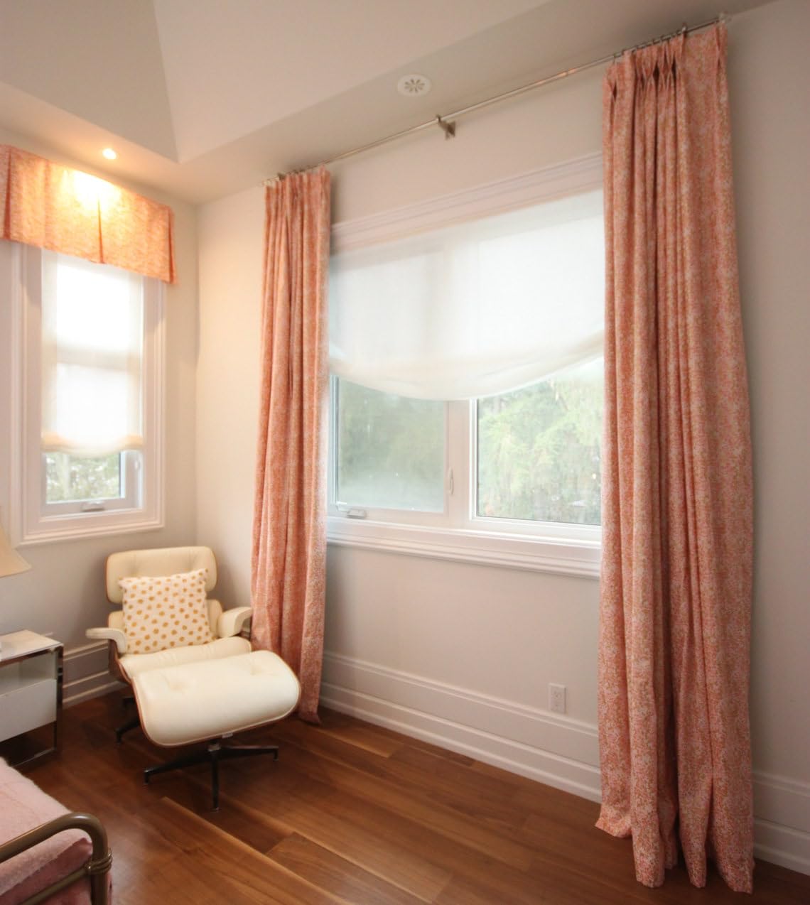Cordless Roman Shades, Utopia (100% sheer linen), Sheer Linen Roman Shades, Custom Made Window treatments