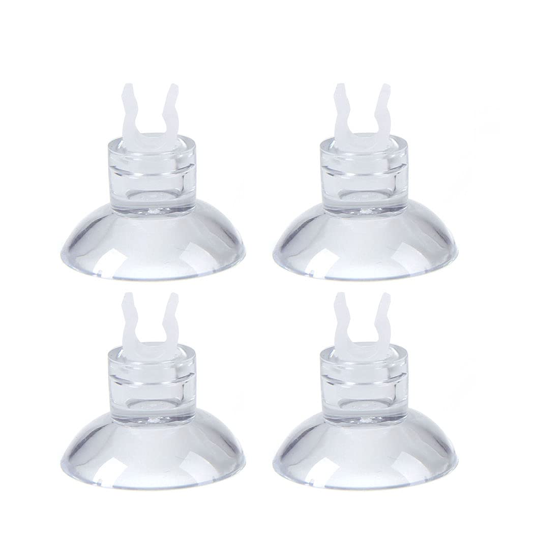 ALEGI 4pcs Large Aquarium Sponge Filter with Suction Cups, Check Valves for Breeding Fry Betta Shrimp Fish Tank (X-Large for 40-80 Gal 4 Pcs)