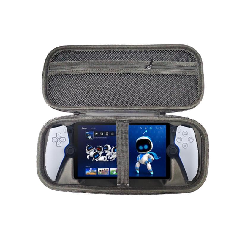 Hard Travel Bag Carring Portable Bag for Sony PlayStation Portal Storage Bag Drop Resistant EVA Game Console Protective Pocket Pouch Cover Zipper Case Hand Pack