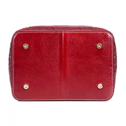 DANN Women's Handbag Vintage Bag Women's Messenger Bag Embossed Handbag