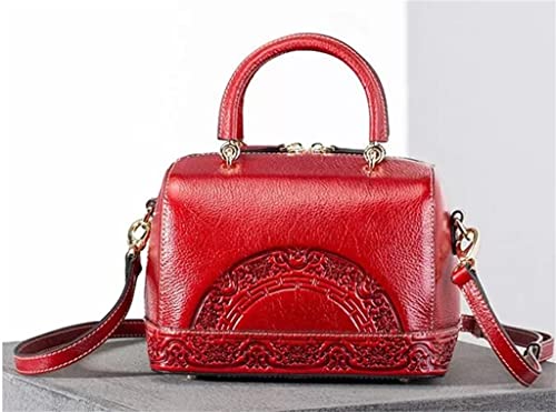 DANN Women's Handbag Vintage Bag Women's Messenger Bag Embossed Handbag