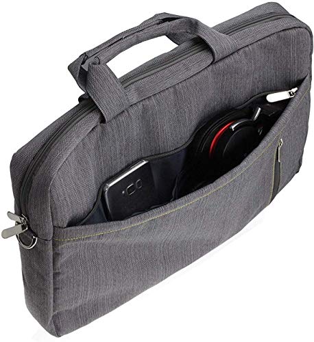 Navitech Grey Premium Messenger/Carry Bag Compatible With HP Spectre x360 15-df1010na 4K 15.6 InchConvertible Laptop