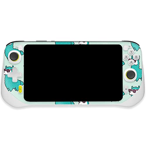 MightySkins Glossy Glitter Skin Compatible with Logitech G Cloud Gaming Handheld - Awesome Alpacas | Protective, Durable High-Gloss Glitter Finish | Easy to Apply | Made in The USA
