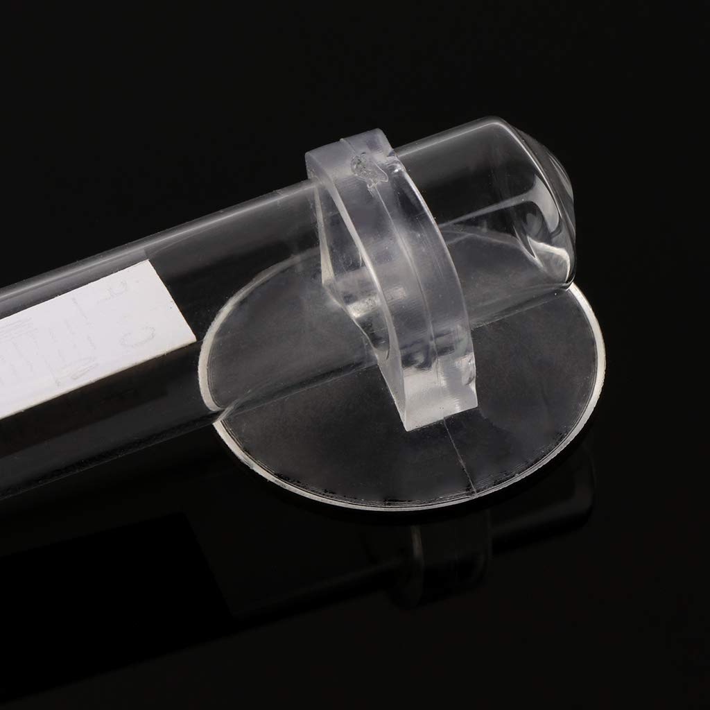 10-Pack Aquarium Floating Thermometer Accurate Fish for Tank Thermometers with Suction Cup 0-40℃ 40-100℉ Temperature Aquarium Fish Tank Digital Scale Stick On Thermostat Thermometer Strip Display