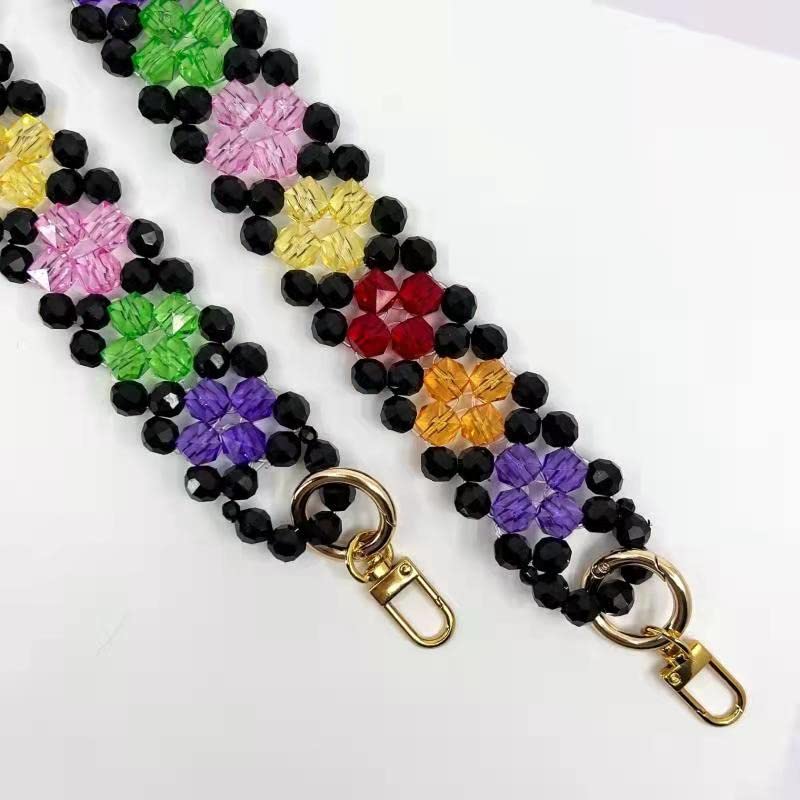 Bead Floral Designer Acrylic Crystal Clear Pearl Beaded Box Tote Bag Women Party Bucket Handbag Spring Summer MULTI S
