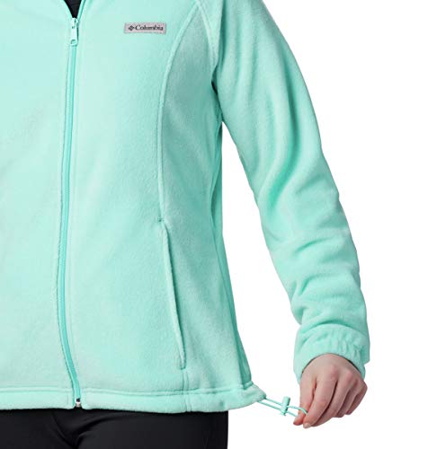 Columbia Women's Benton Springs Full Zip, Aquarium, Small