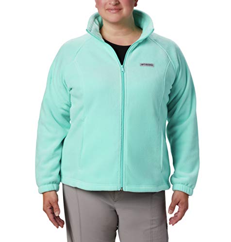 Columbia Women's Benton Springs Full Zip, Aquarium, Small